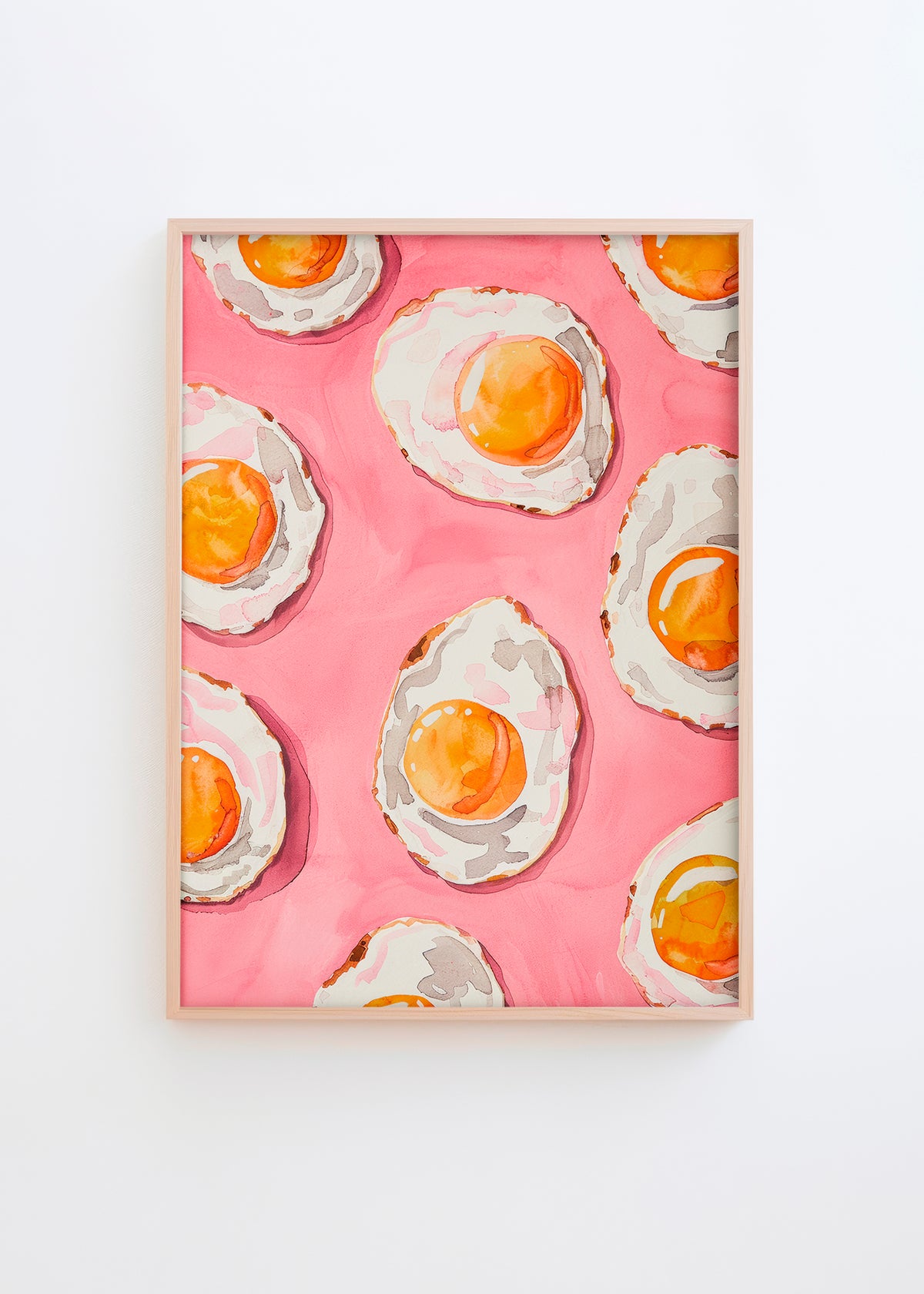 Fried – Playful Fried Egg Poster for a Fun Kitchen | HelloPoster ...