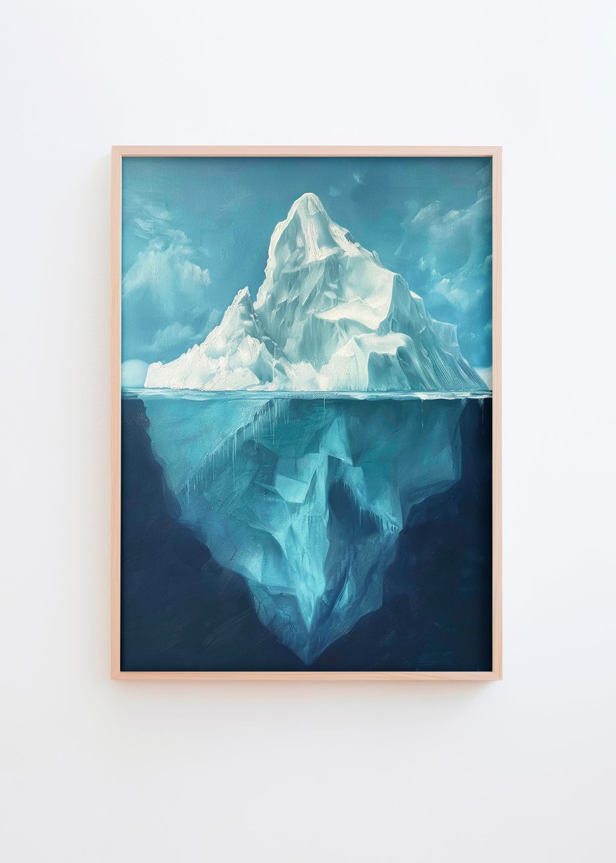 Iceberg Day – Stunning Arctic Landscape Art Poster | HelloPoster ...