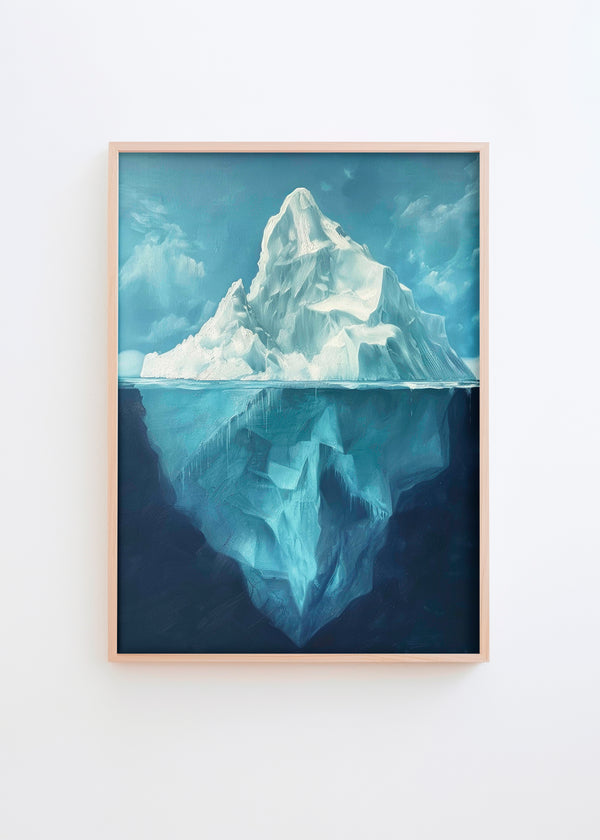 Iceberg Day – Stunning Arctic Landscape Art Poster | HelloPoster ...